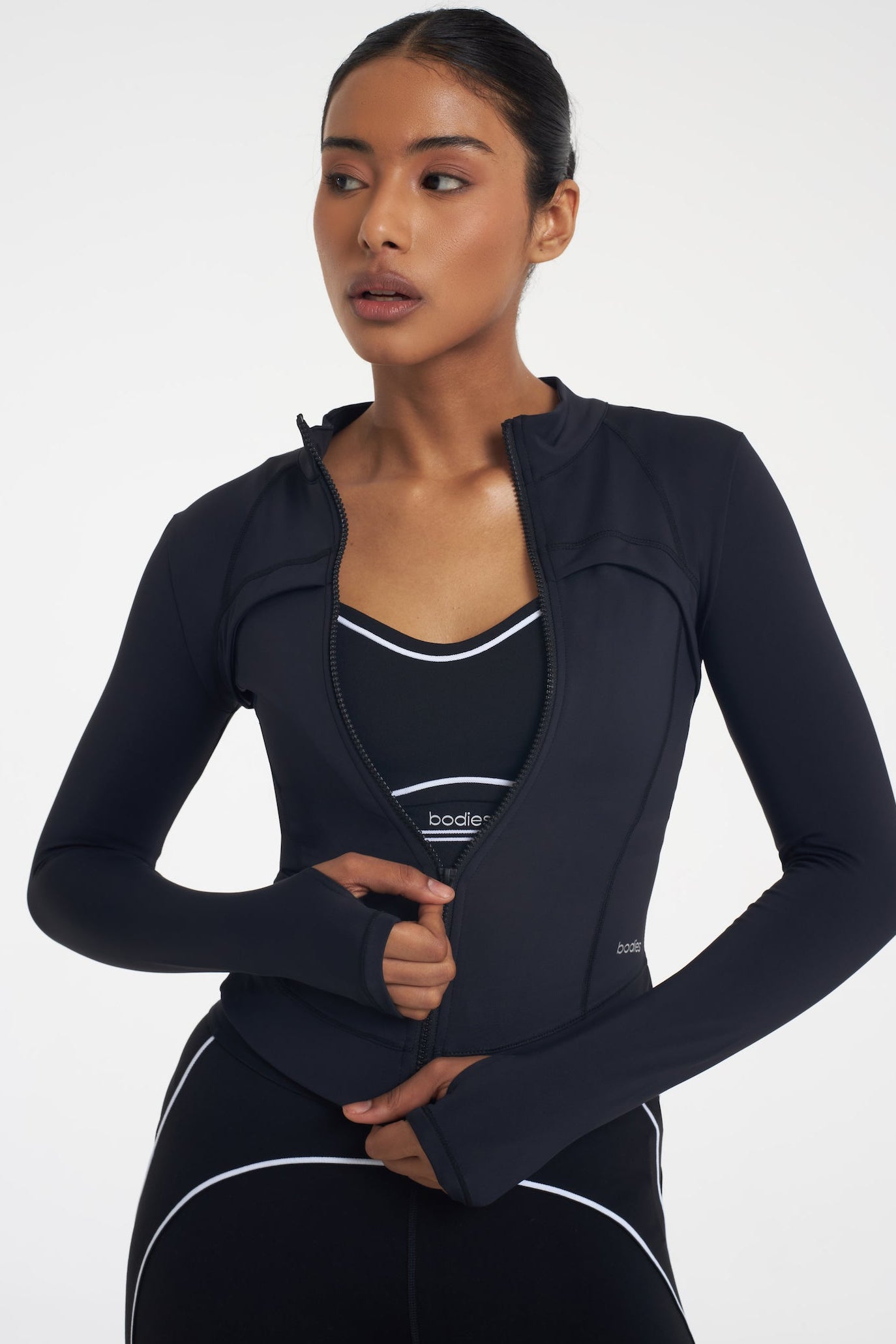 Sculpt Thermal Jacket in Black - bodies.co
